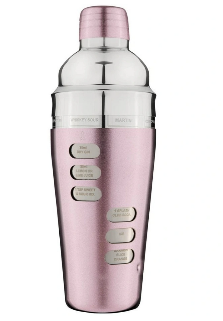 Recipe Cocktail Shaker - Pink – Ollie & Lloyd
